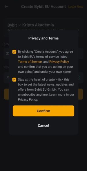 Hogyan regisztrálj a Bybit.eu-ra – Kripto Akadémia